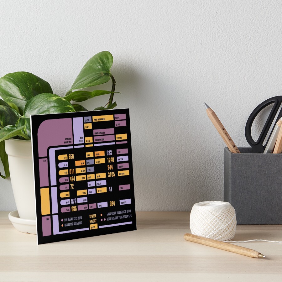 "LCARS panel" Sticker for Sale by Bmused55 | Redbubble