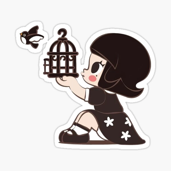 "POP MART Molly Fly Cute Art By Popmart" Sticker for Sale by POP MART ...