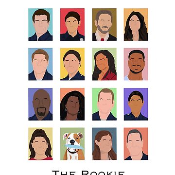 "The Rookie" Sticker by SabrinaArt05 | Redbubble