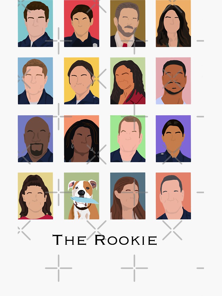 "The Rookie" Sticker by SabrinaArt05 | Redbubble