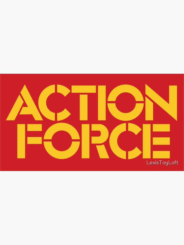 "Palitoy Action Force logo" Sticker for Sale by LexisToyLoft | Redbubble