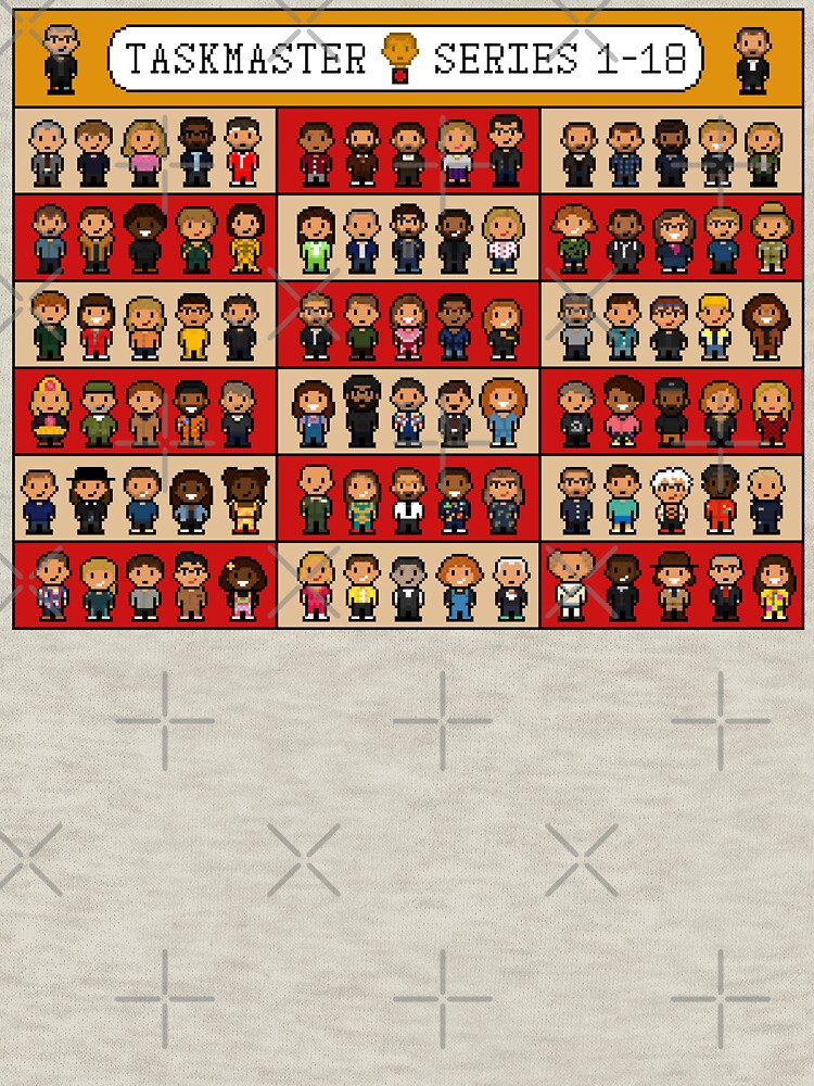 "Series 1-18, Taskmaster Pixel Art (newest design)" Essential T-Shirt ...