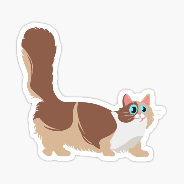 "Adorable Munchkin Cat Gifts" Sticker by Dogvills | Redbubble