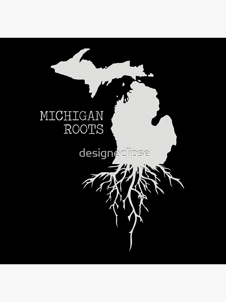 "Michigan Roots | State of Michigan" Art Board Print for Sale by ...