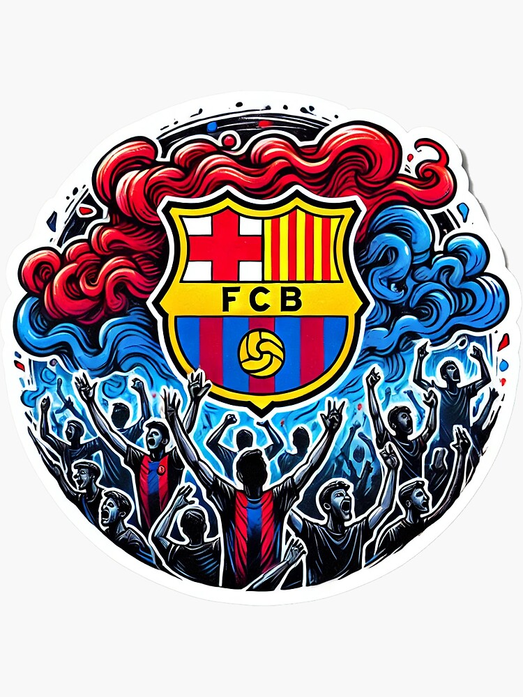 "Barcelona Barça Sticker Ultras Torcida Organizada Smoke" Sticker for ...