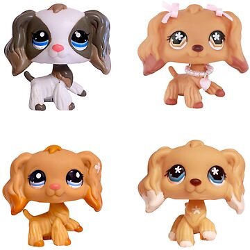 "lps cocker spaniel sticker pack" Sticker for Sale by rainlilystudio ...