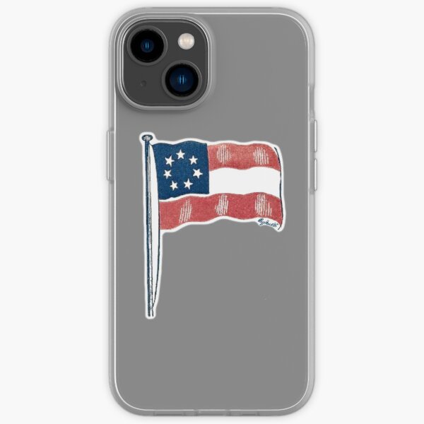 "Vintage Confederate Flag 1861, Restored Design" iPhone Case for Sale ...