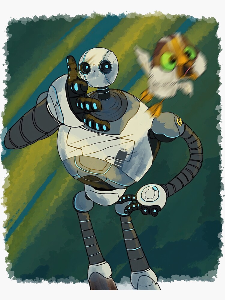 "Brightbill The Wild Robot Fan Art" Sticker for Sale by AtanacioBridget ...