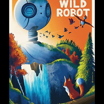 "The Wild Robot Vintage Poster" Essential T-Shirt for Sale by ...