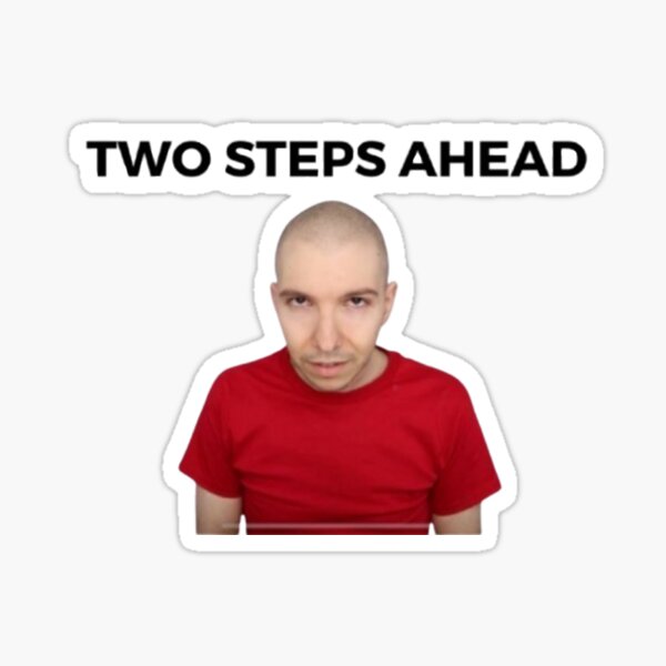 "Two Steps Ahead Nikocado Avocado meme" Sticker for Sale by Babygoat6 | Redbubble