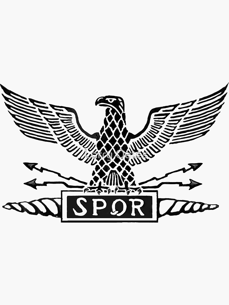"Roman Republic Legion Eagle" Sticker for Sale by Larry Oates | Redbubble