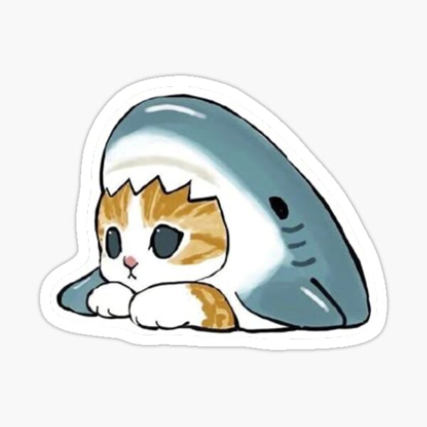 "Mofusand Shark" Sticker for Sale by penny555 | Redbubble