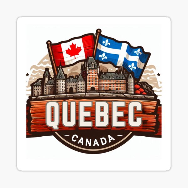 "Rustic Quebec, Canada" Sticker for Sale by XploreNA | Redbubble