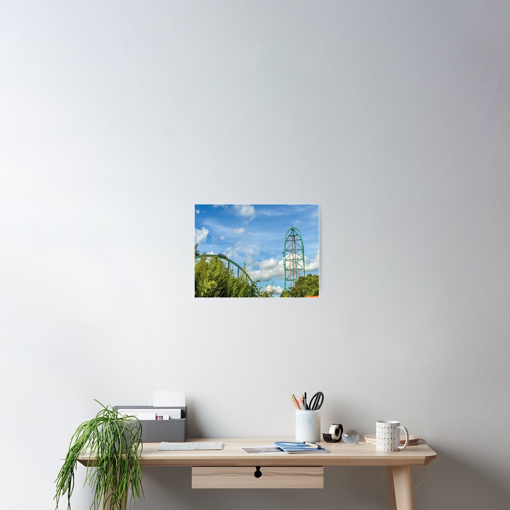 "Kingda Ka" Sticker for Sale by Crispcoasters | Redbubble