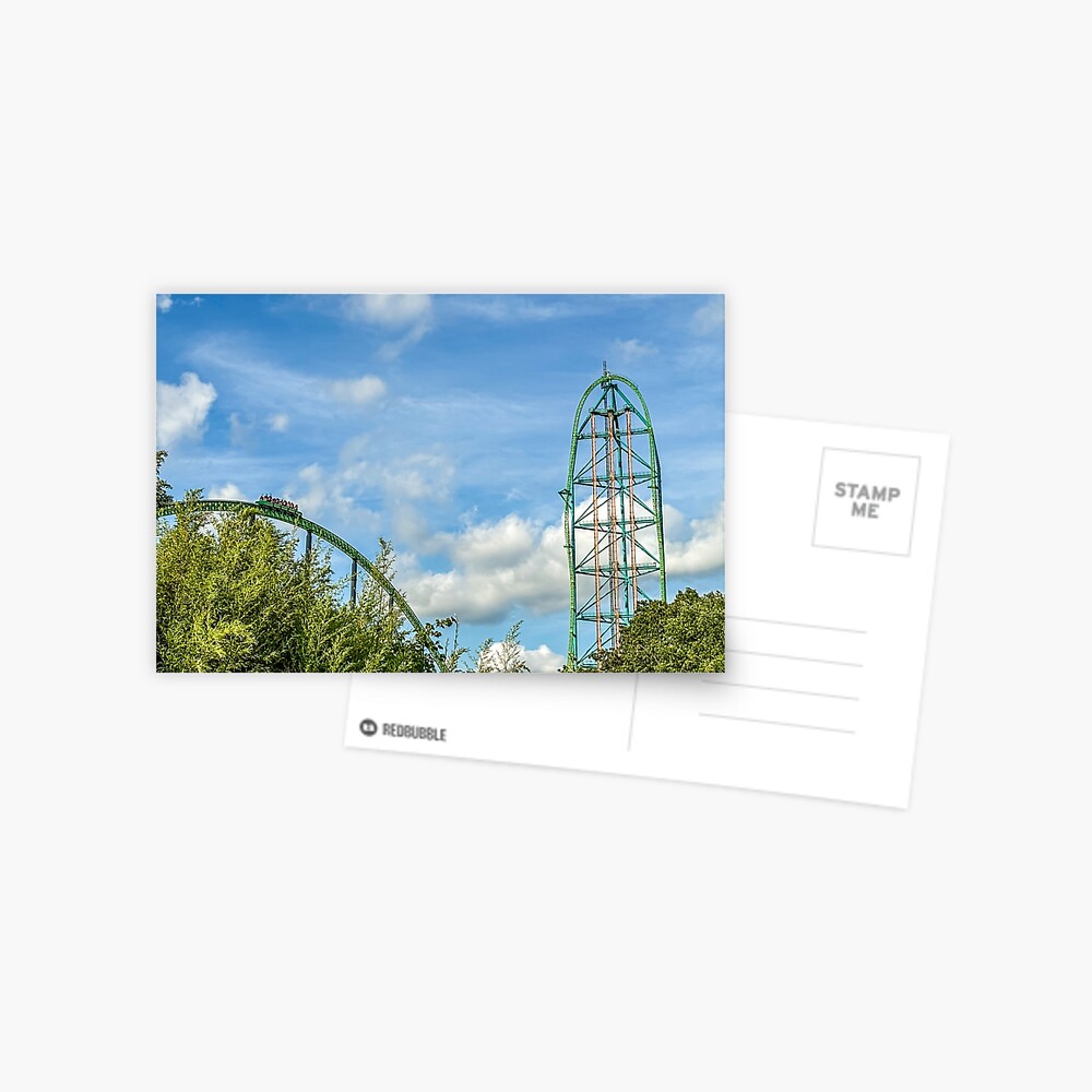 "Kingda Ka" Sticker for Sale by Crispcoasters | Redbubble
