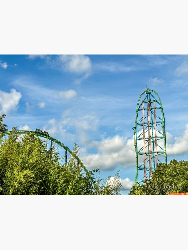 "Kingda Ka" Sticker for Sale by Crispcoasters | Redbubble