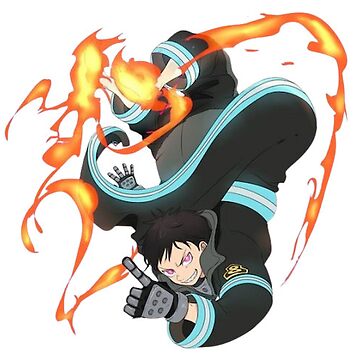 Fire Force Fanart Sticker For Sale By Margueritecl Redbubble