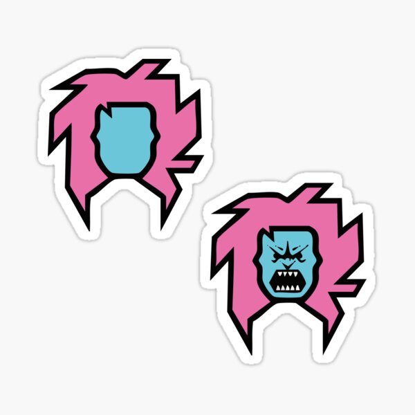 "Auron House Pink" Sticker by jhuido | Redbubble