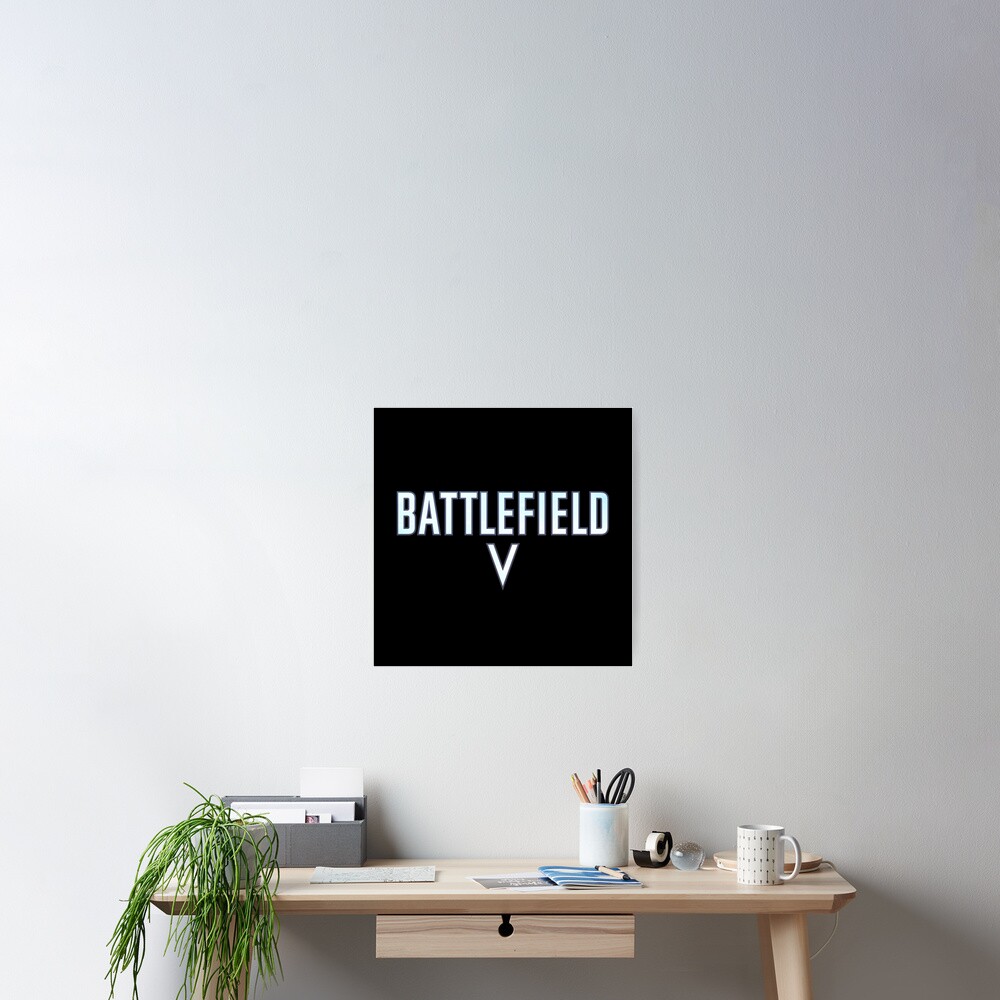 "Battlefield 5 (Battlefield V Logo Design) " Poster by TJA3200 | Redbubble