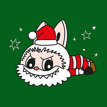 "Labubu Christmas sticker " Sticker for Sale by retrippy | Redbubble