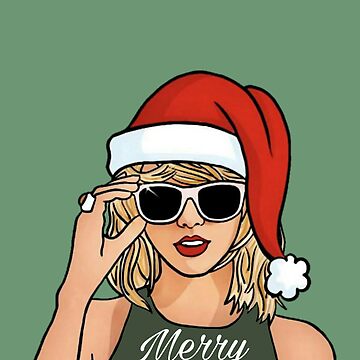 "Merry Swiftmas Taylor Swift Christmas" Sticker for Sale by glendda ...