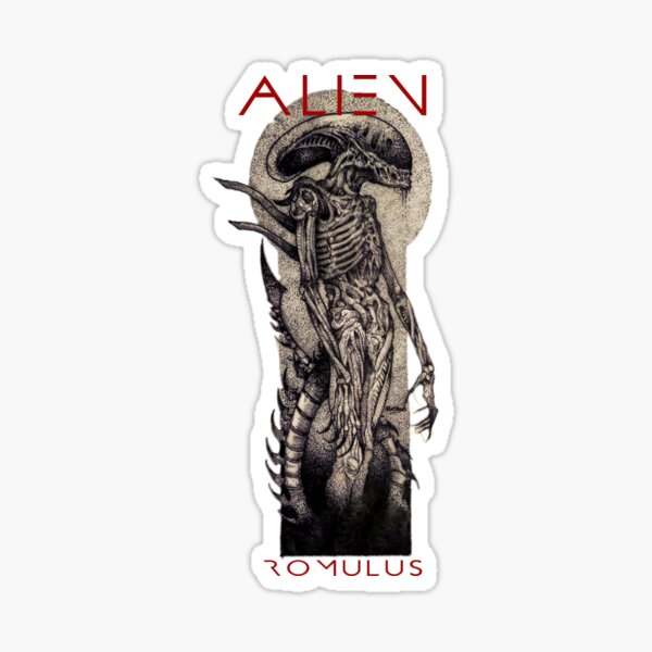 "Alien Romulus Minimalist Art" Sticker for Sale by CoffinDreams | Redbubble