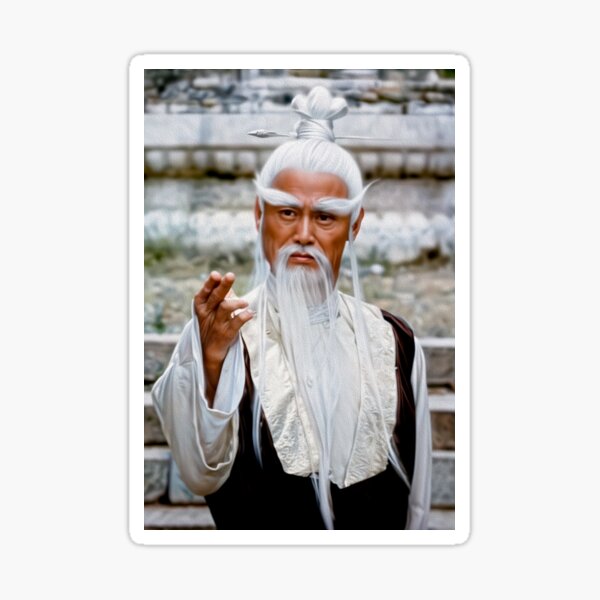 "Master Pai Mei" Sticker for Sale by homosentient | Redbubble