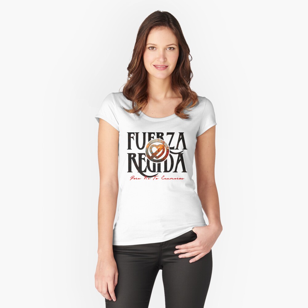 "Fuerza Regida Logo with Pero No Te Enamores Phrase for JOP Tour 2024 ...