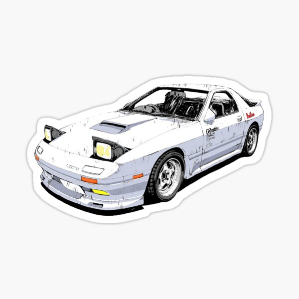 Mazda Rx7 Stickers | Redbubble