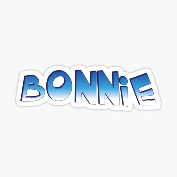 "Bonnie" Sticker for Sale by hamsters | Redbubble