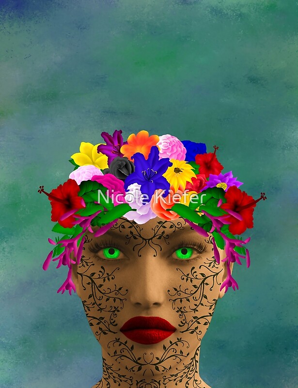 "Flower Nymph" by Nicole Kiefer | Redbubble