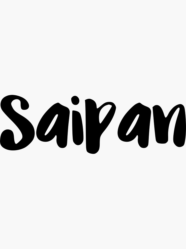 "Saipan" Sticker for Sale by FTML | Redbubble
