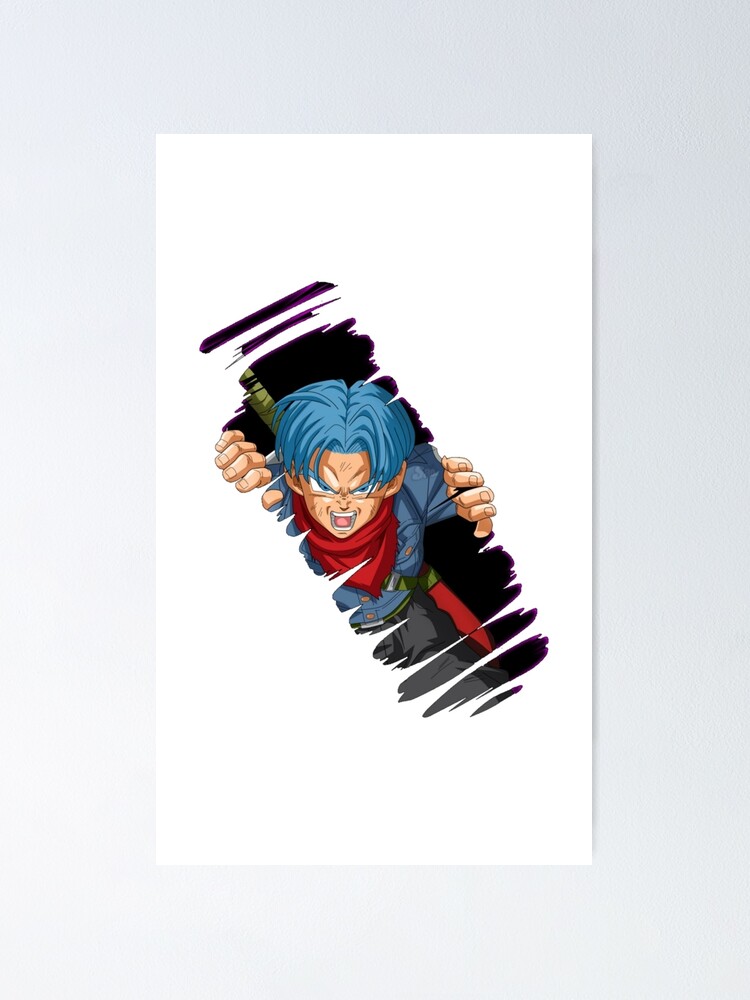 "Future Trunks Breakout!" Poster for Sale by HoodieMaxlo | Redbubble