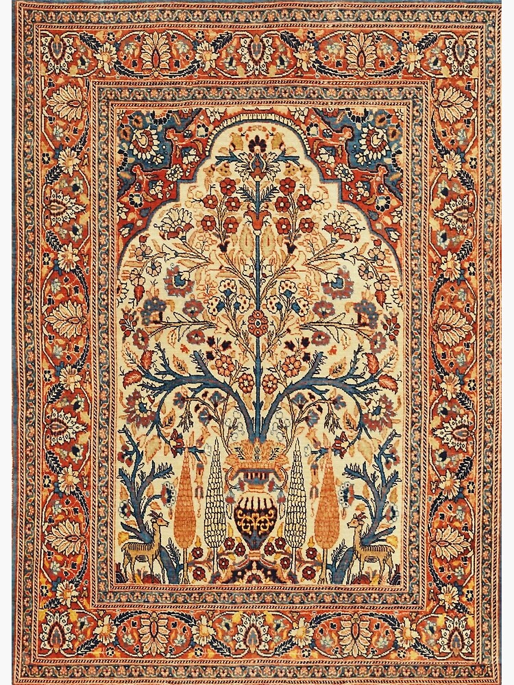 "Tabriz Tree of Life Persian Rug Print" Poster by bragova | Redbubble