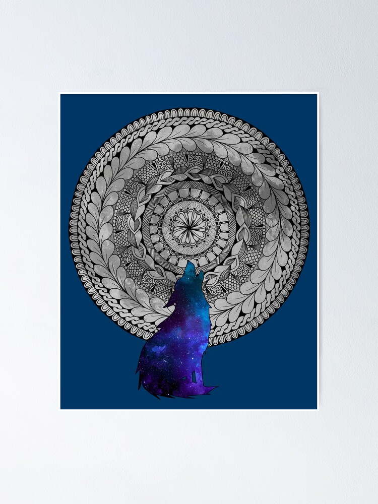 "Wolf Moon" Poster for Sale by MagicMama | Redbubble