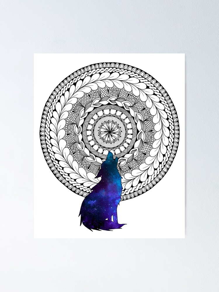 "Wolf Moon" Poster by MagicMama | Redbubble