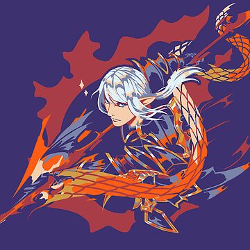 "FFXIV - Estinien Varlineau" Sticker for Sale by krintou | Redbubble