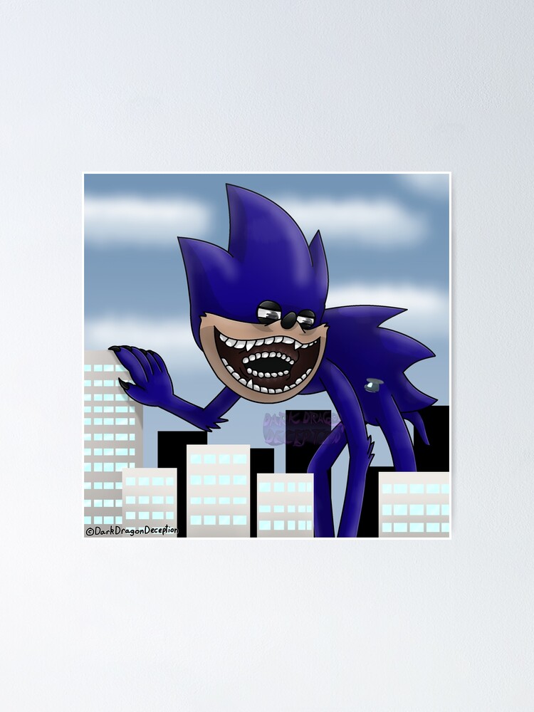 "Shin Sonic (The Sonic Tapes)" Poster for Sale by Clawort | Redbubble