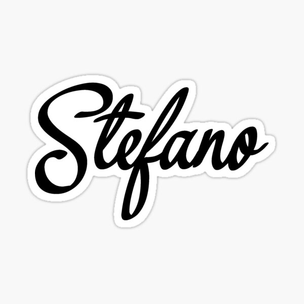 "Stefano" Sticker for Sale by Shalomjoy | Redbubble