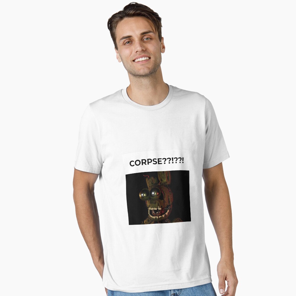 "fnaf springtrap CORPSE?!?!?!?!? meme" Sticker for Sale by papa-zoinks ...