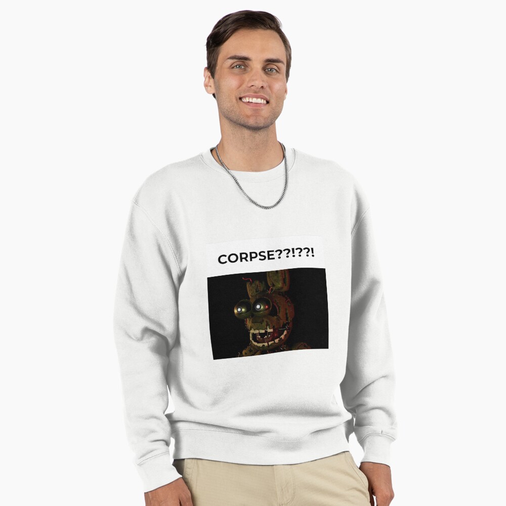 "fnaf springtrap CORPSE?!?!?!?!? meme" Sticker for Sale by papa-zoinks ...