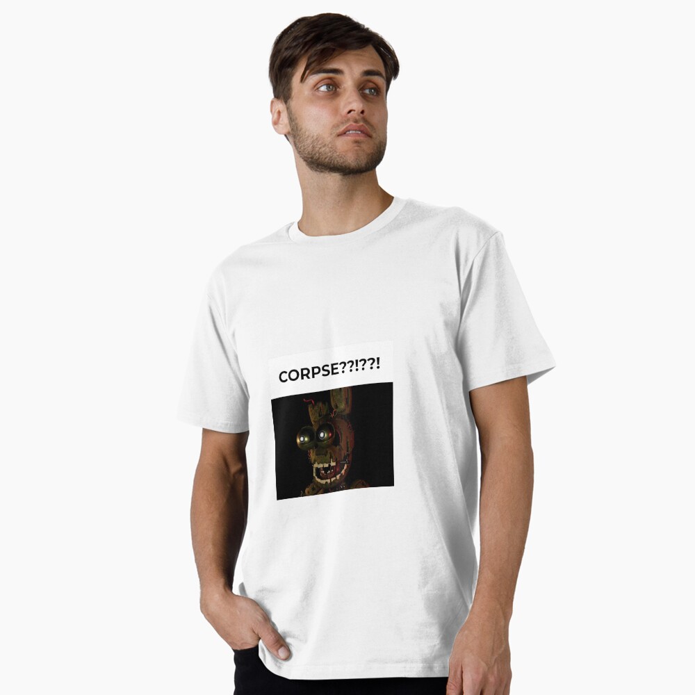 "fnaf springtrap CORPSE?!?!?!?!? meme" Sticker for Sale by papa-zoinks ...