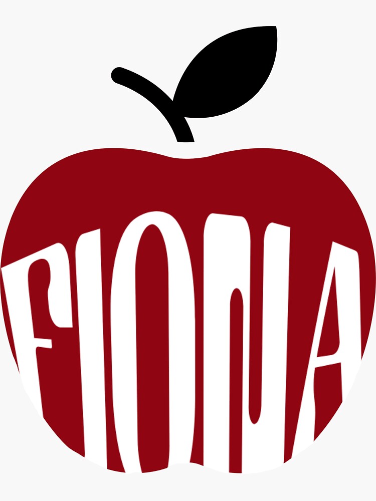 "apple of fiona" Sticker for Sale by huhwhatno | Redbubble
