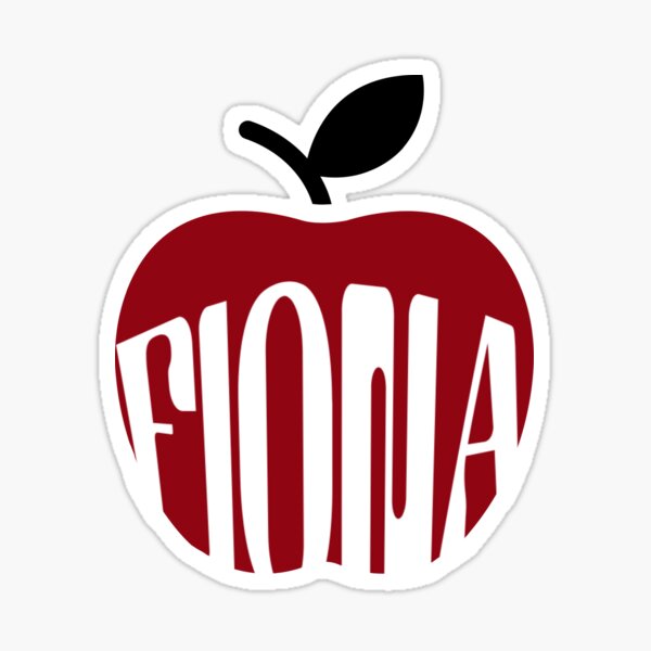 "apple of fiona" Sticker for Sale by huhwhatno | Redbubble