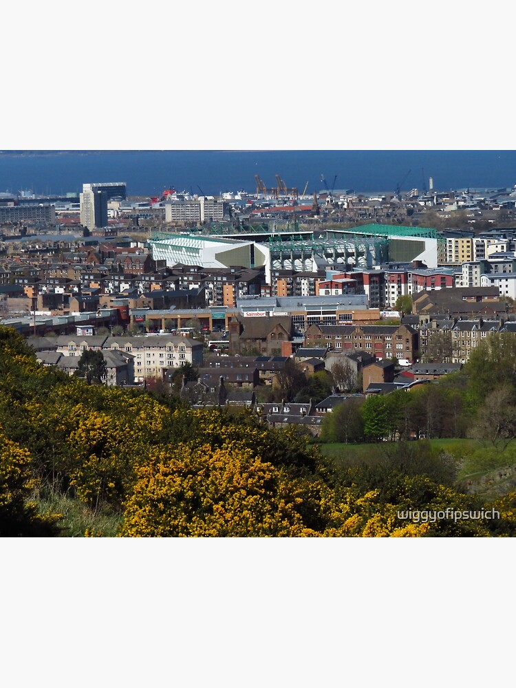 "Hibernian F.C. from Arthur's Seat, Edinburgh" Art Print by ...