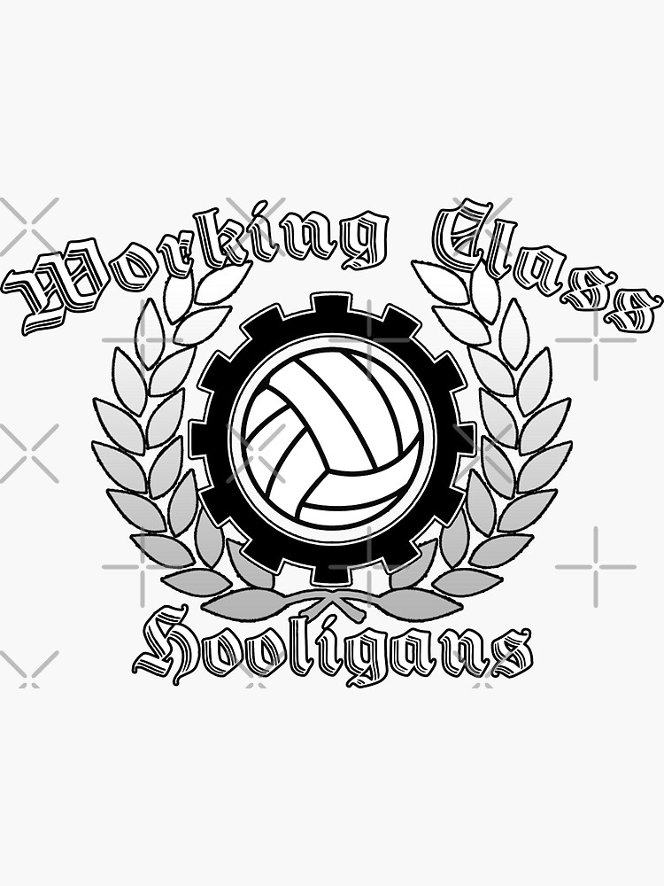 "Working Class Hooligans" Sticker by EddieBalevo | Redbubble