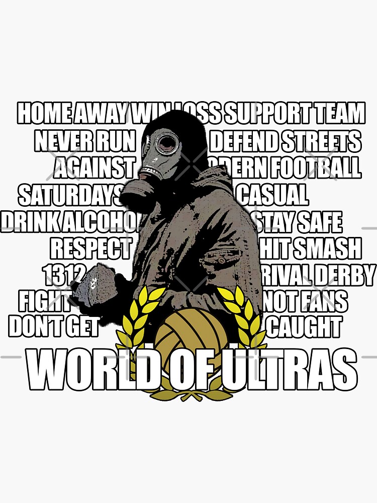 "World Of Ultras" Sticker for Sale by EddieBalevo | Redbubble
