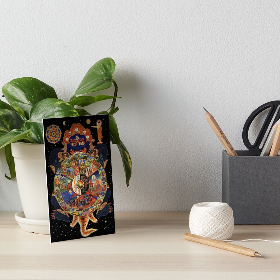 "Buddhist Wheel of Life" Poster for Sale by Onodera | Redbubble