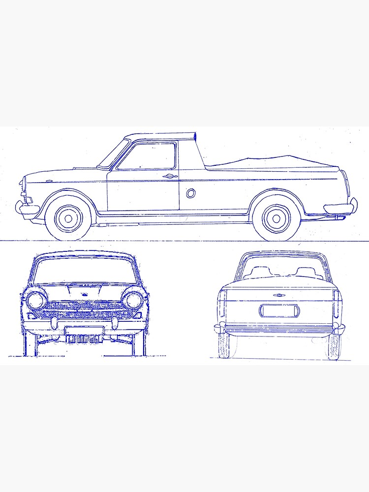 "Austin 1800 ute" Art Print for Sale by RevheadRevhead | Redbubble