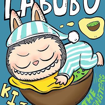 "POP MART Labubu Sleep Cute Cartoon 2 By Popmart" Sticker for Sale by ...